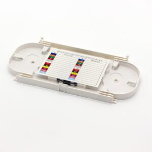 24 Fiber Fusion Splice Tray White - FiberTech Misr